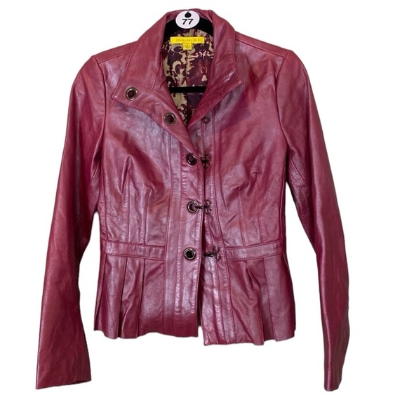 John Carlisle | Jackets & Coats | Vintage John Carlisle Fuchsia Leather ...